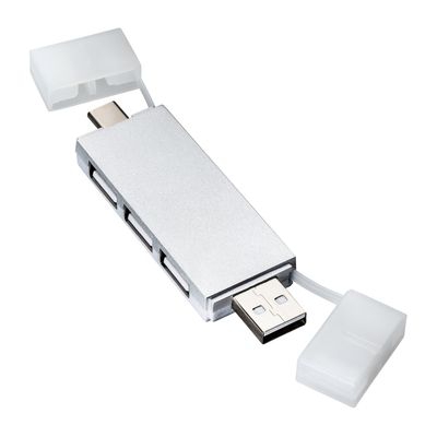 USB Hub REEVES-SABADELL SILVER barva Silver - 52370-0857 | reklamni ...